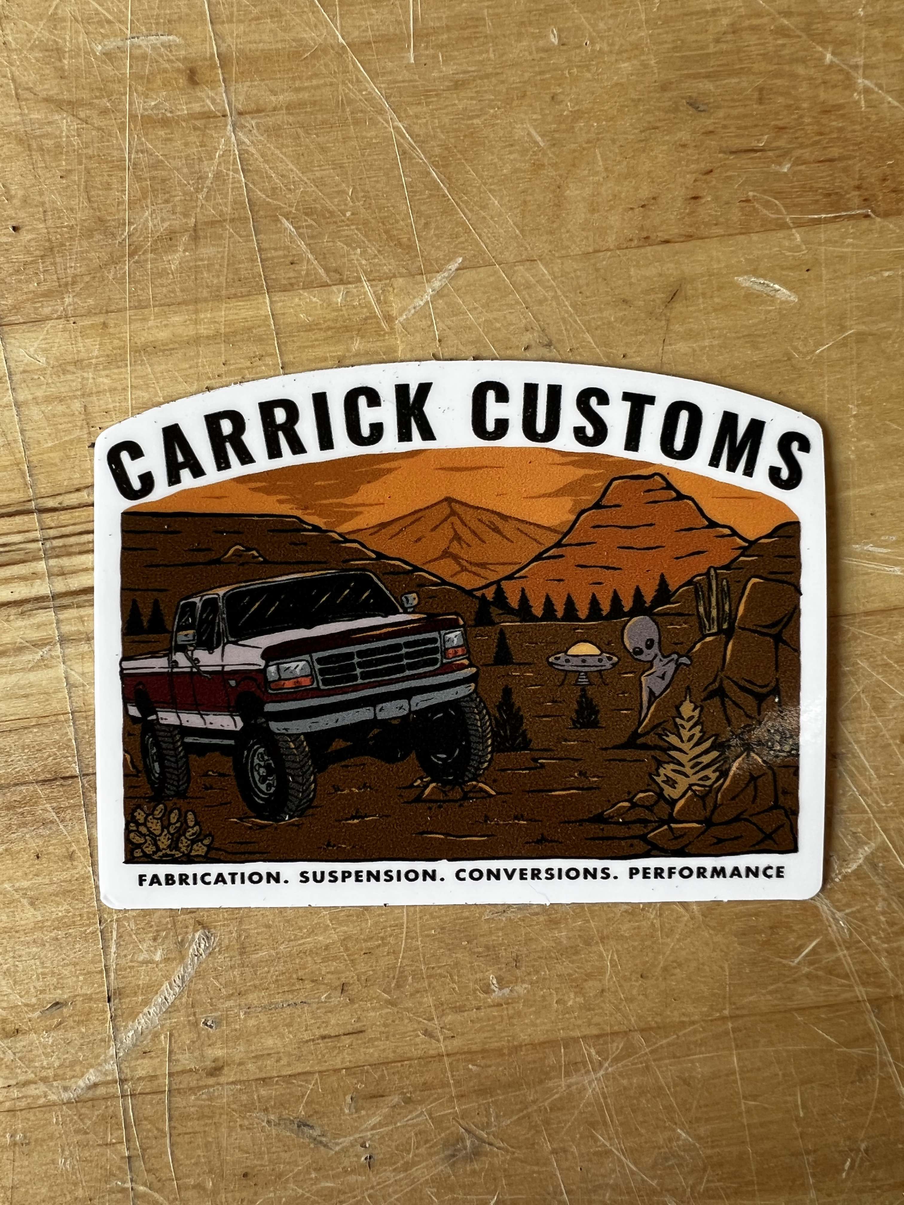 Desert Sticker – Carrick Customs
