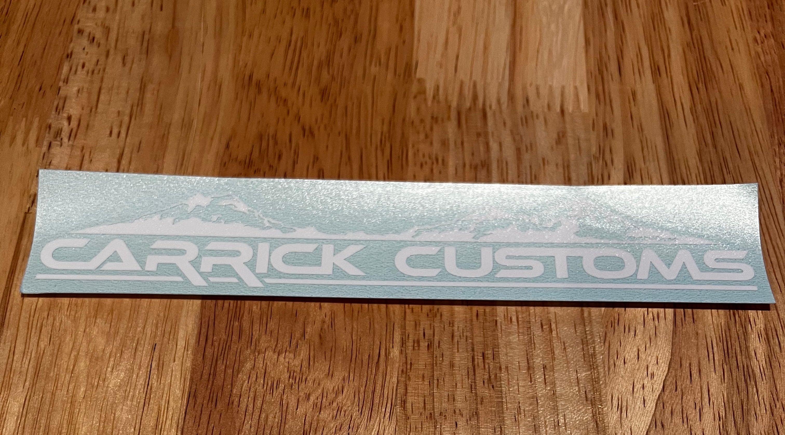 Original Logo Sticker – Carrick Customs